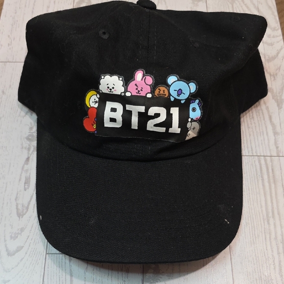 Accessories | Bt21 Black Cap | Poshmark